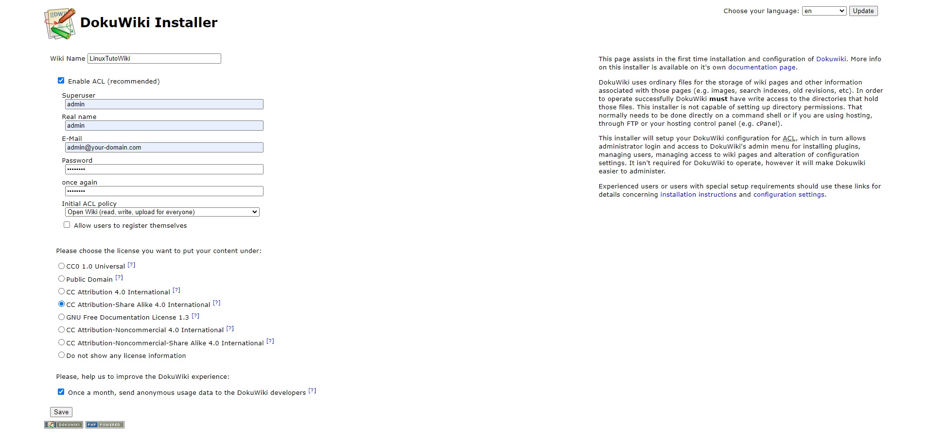 How To Install Dokuwiki With Nginx On Ubuntu 2204 Linuxtuto